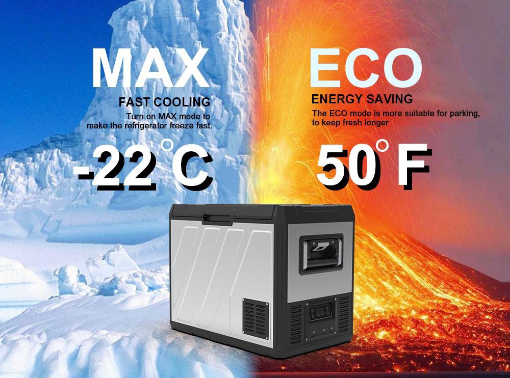 Portable Offroad Camp Adventure Desert Cool Fridge-Freezer 50L